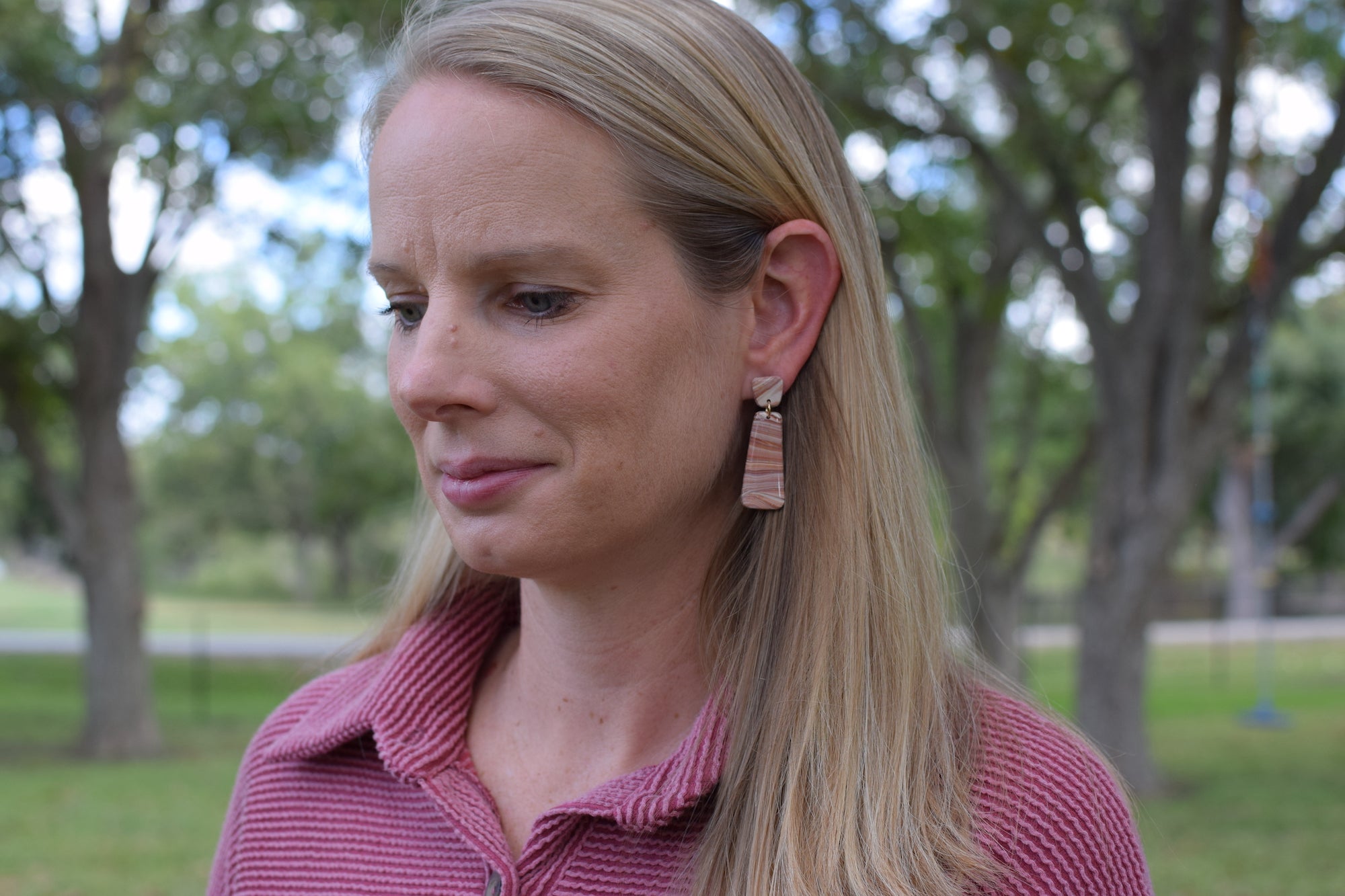 Grace & Wood Co. Lightweight earrings made for everyday life!