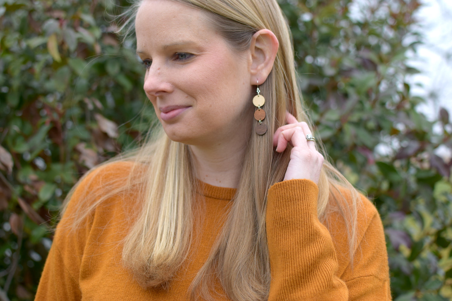 Grace & Wood Co. Lightweight earrings made for everyday life!